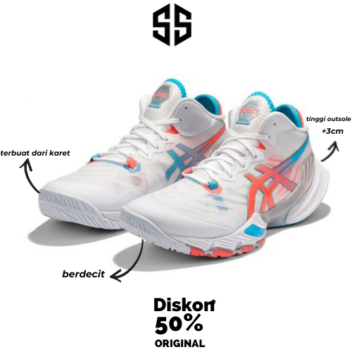 Jual PROMO ORIGINAL ASICS METARISE Sepatu Voli Gel Metarise / Sepatu ...