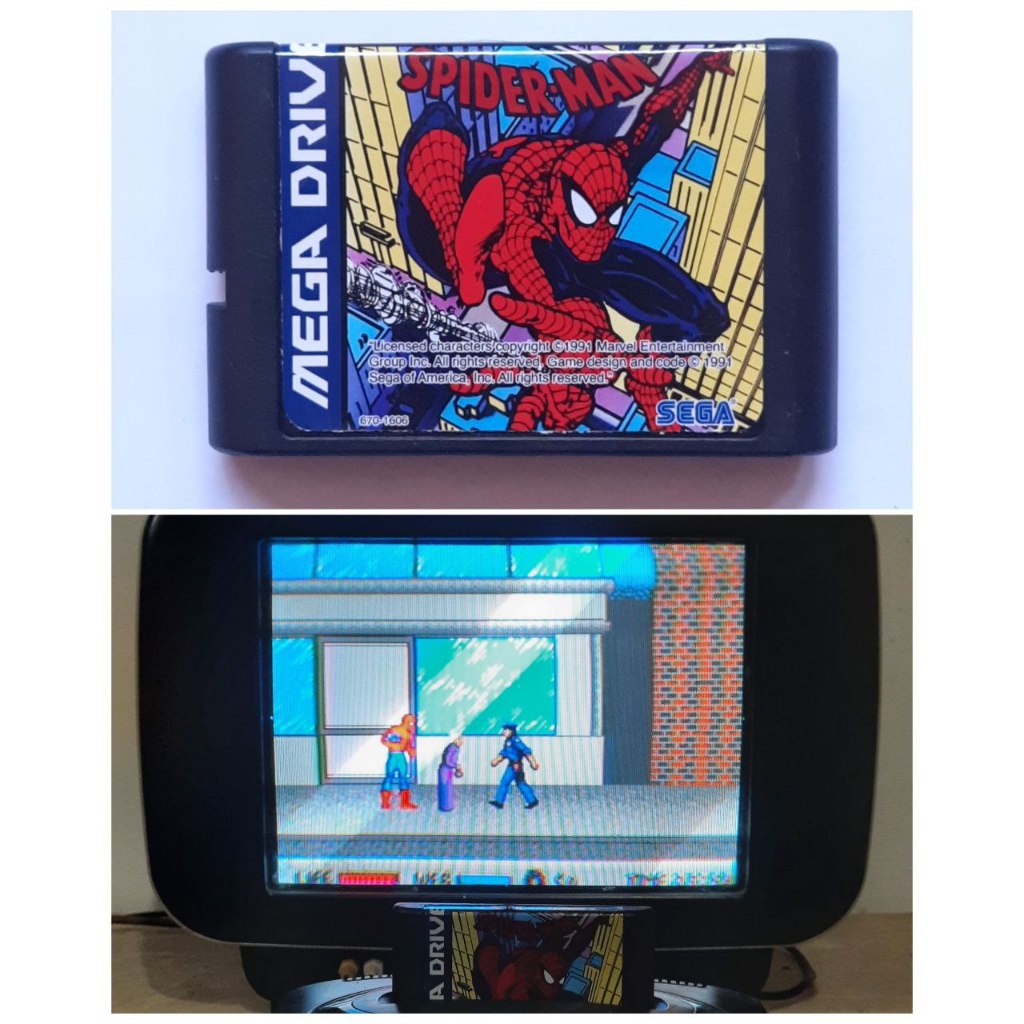 Jual Kaset Sega Spiderman 16 Bit Mega Drive MD Genesis Game Retro Jadul ...