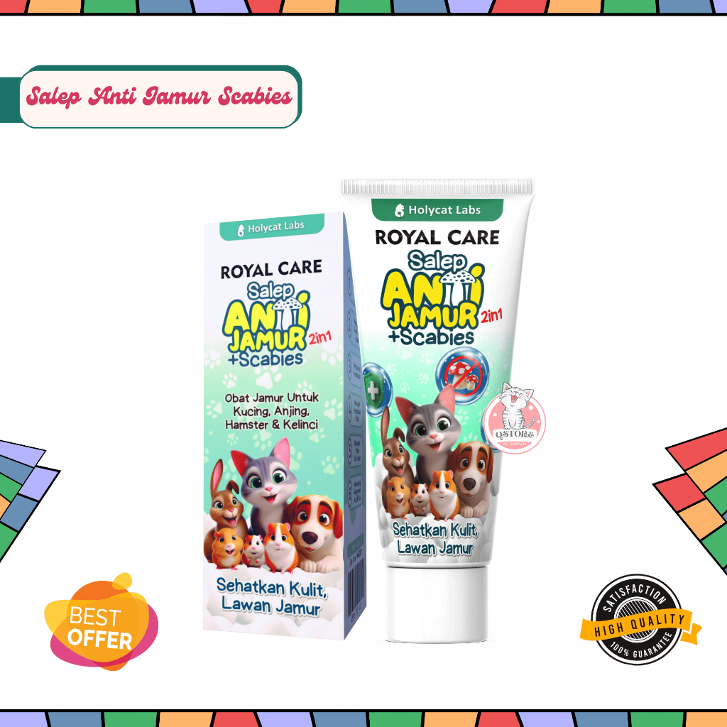 Jual Royal Care Salep Obat Jamur Scabies 15gr Kucing Anjing Salep ...