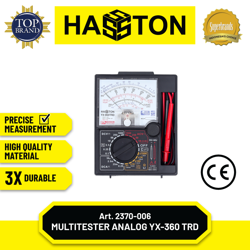 Jual Hasston Multi Tester YX360TRD / Digital Multitester (2370-006 ...