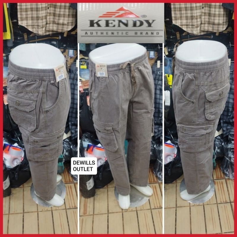 Jual KENDY CELANA PANJANG CARGO REGULER RIP (PINGGANG KARET KELILING) | Shopee Indonesia