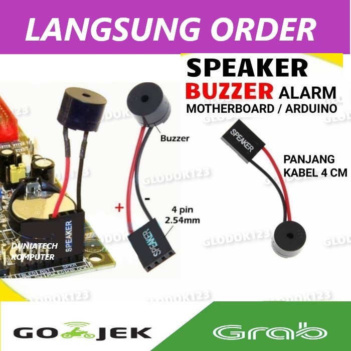 Jual Speaker Motherboard Arduino Buzzer Alarm Komputer PC BIOS Beep ...