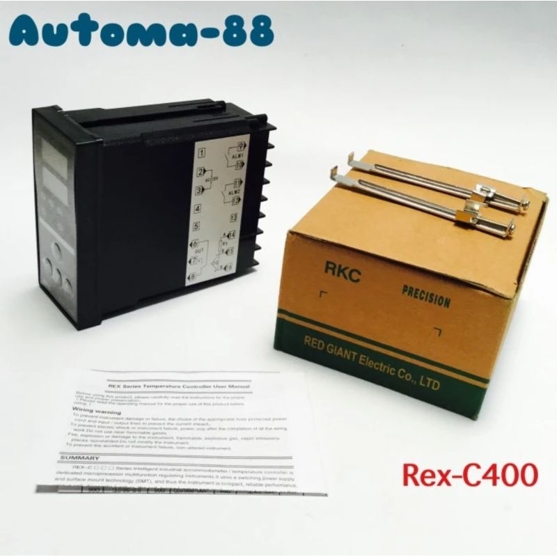 Jual RKC REX-C400 Output Relay SSR Digital PID Temperature Controller 96 x 48 mm | Shopee Indonesia