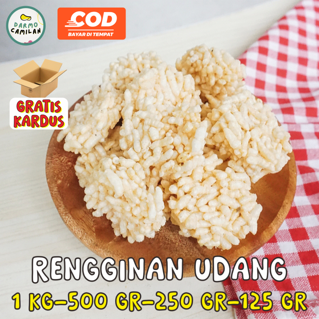 Jual Rengginang Mini Udang 1kg 500gr 250gr - DARMO CAMILAN | Shopee ...