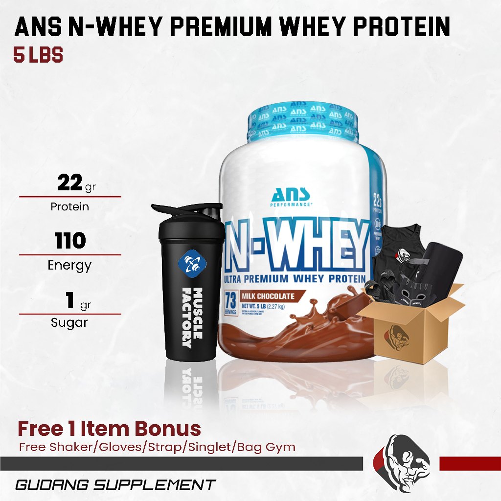 Jual ANS Performance N Whey 5 Lbs Whey Protein BPOM ANS N-Whey | Shopee ...