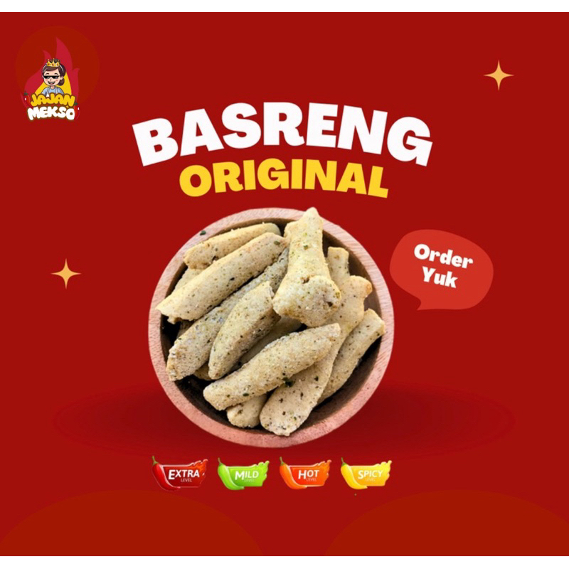 Jual BASRENG VIRAL VARIAN RASA ORIGINAL (Bumbu Daun Jeruk) | Shopee ...