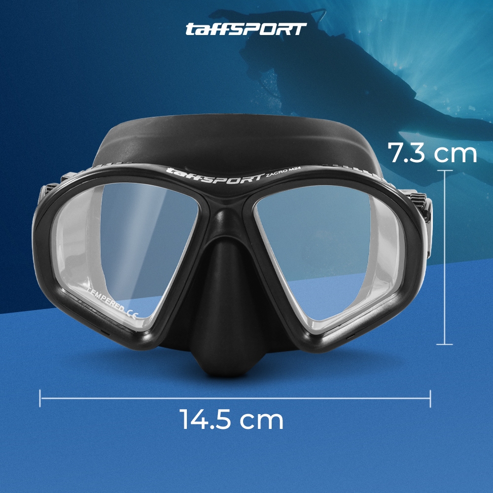 Jual Kacamata Selam Scuba Diving Snorkeling - M24 - Black | Shopee ...