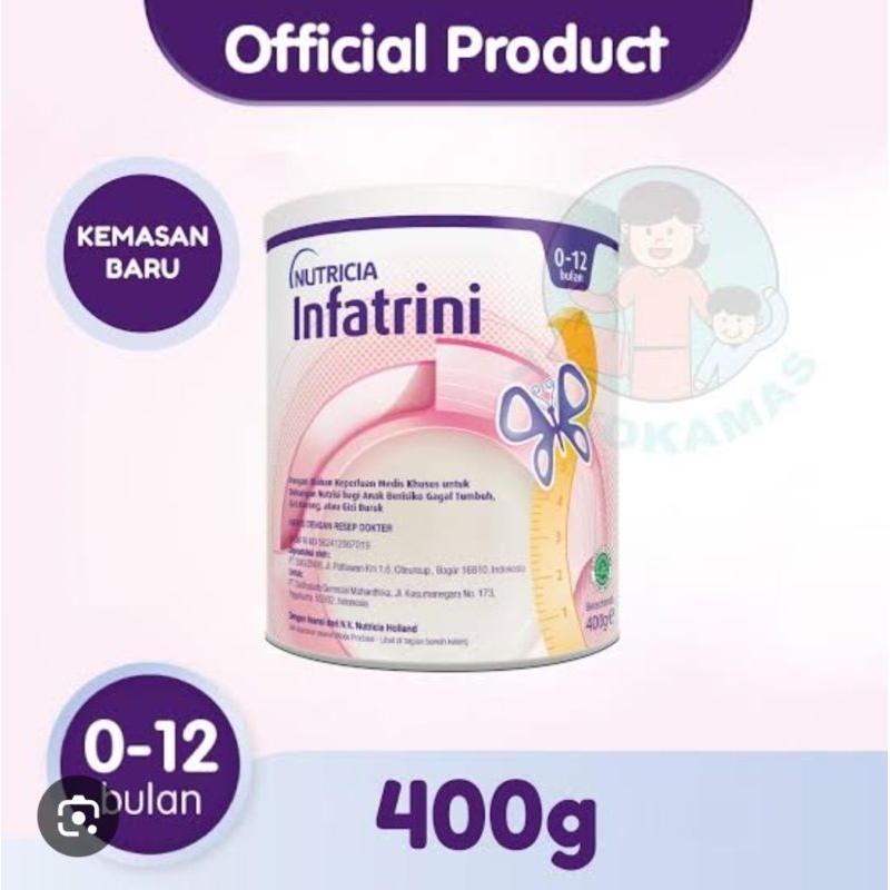 Jual Nutricia Infatrini Powder 400gr | Shopee Indonesia