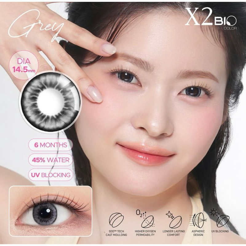 Jual Softlen X2 Bio Color | Softlens X2 | Diameter 14.5mm | Softlens ...