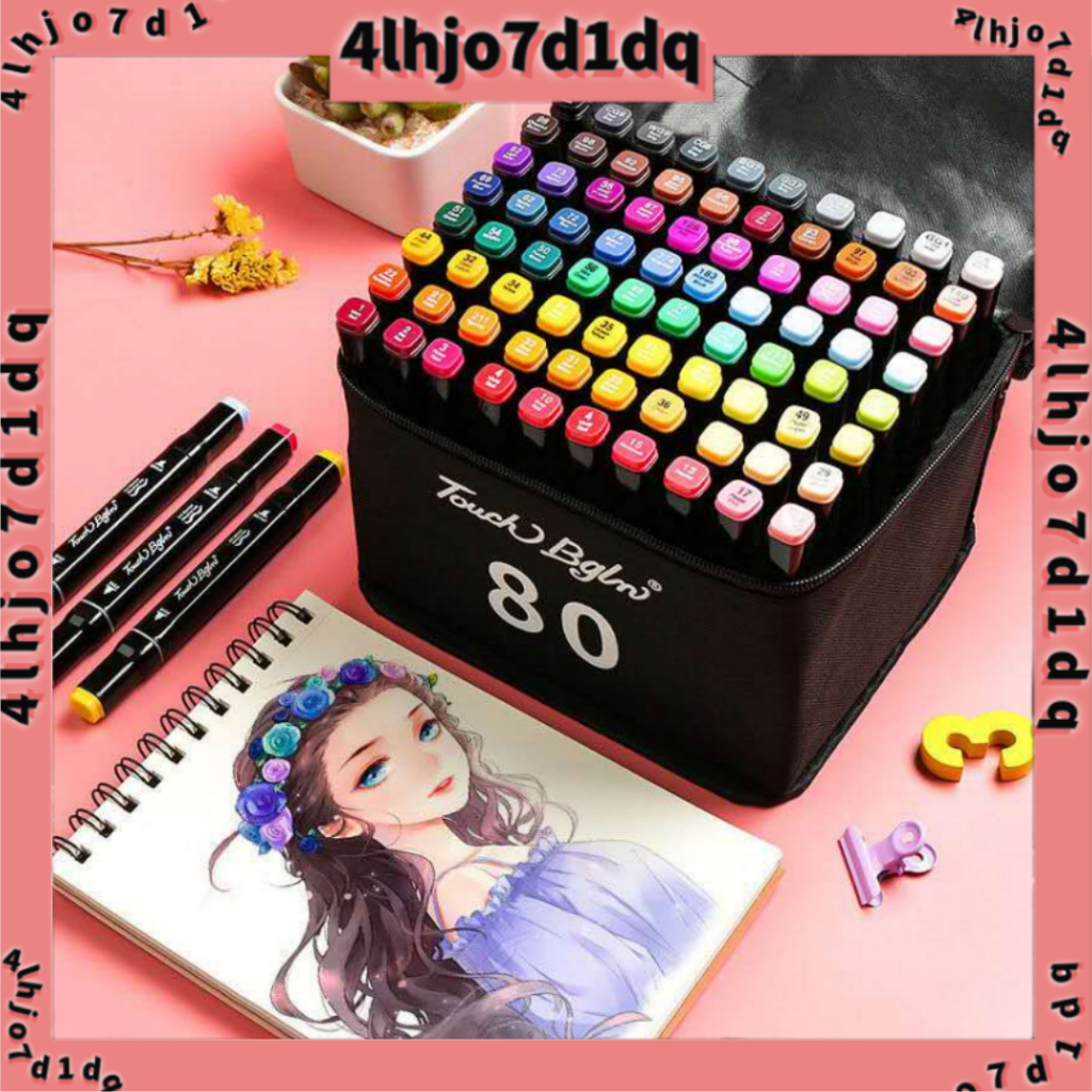 Jual 80PCS SPIDOL TOUCH ART MAKER Spidol Warna Warni 1 Set Sketch ...