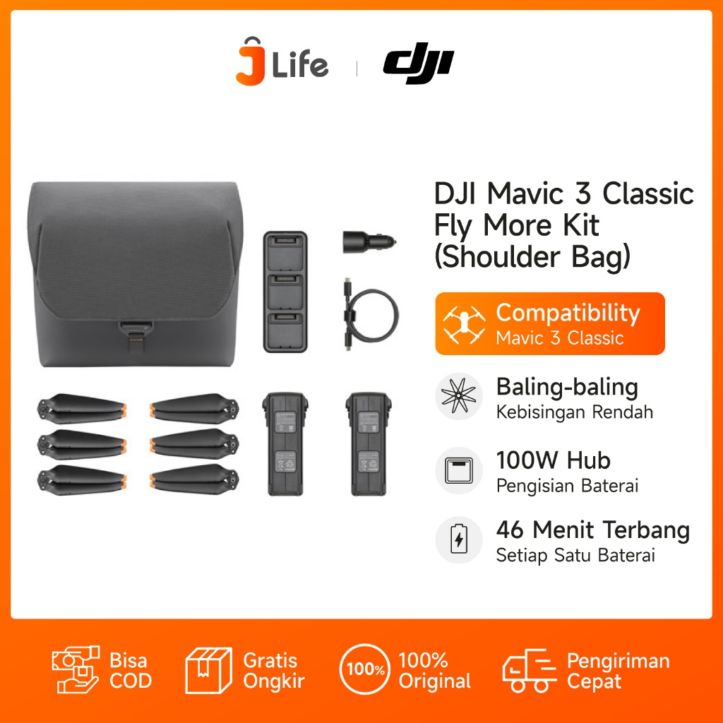Jual Jlife - DJI Mavic 3 Fly More Kit (SB) | Shopee Indonesia