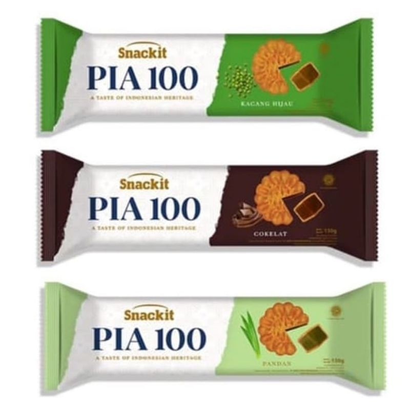 Jual Snackit Kue Pia 100 Rasa Cokelat Rasa Kacang Hijau 150 Gram Cocok ...