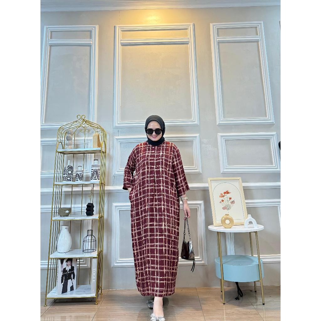 Jual Daster gamis / daster gamis rayon adem / long daster | Shopee ...