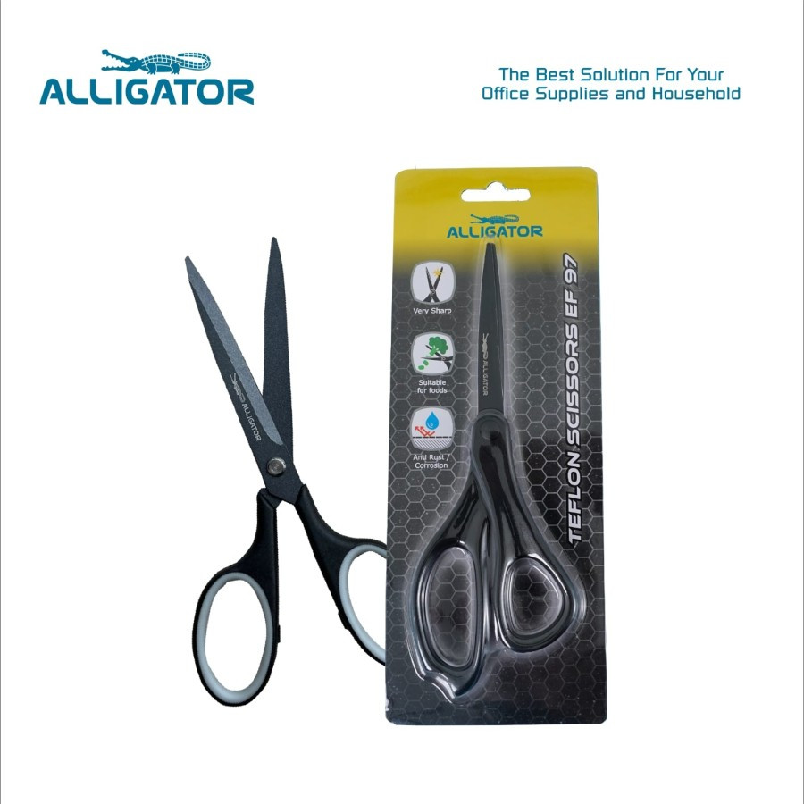 Jual Gunting Telfon Alligator / Teflon Scissors | Shopee Indonesia