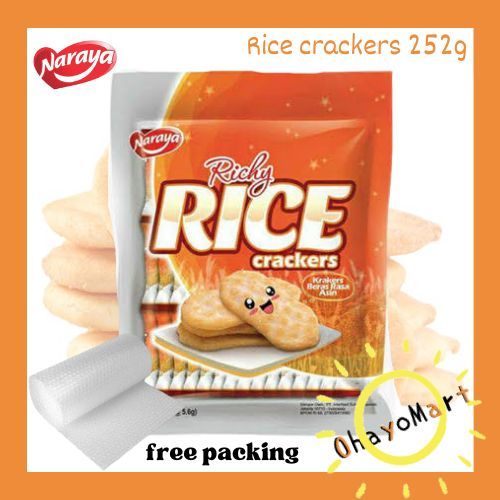 Jual Naraya Richy rice/ krakers beras/ crackers rice/ snack ringan ...