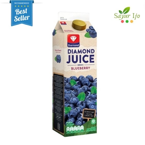 Jual DIAMOND Juice Drink Bluberry Unsweetened 946 ML / Pack Fresh Jus ...