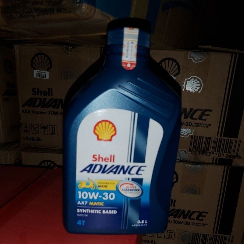 Jual Oli Matic Shell Advance AX7 10w-30 Original 800ml | Shopee Indonesia