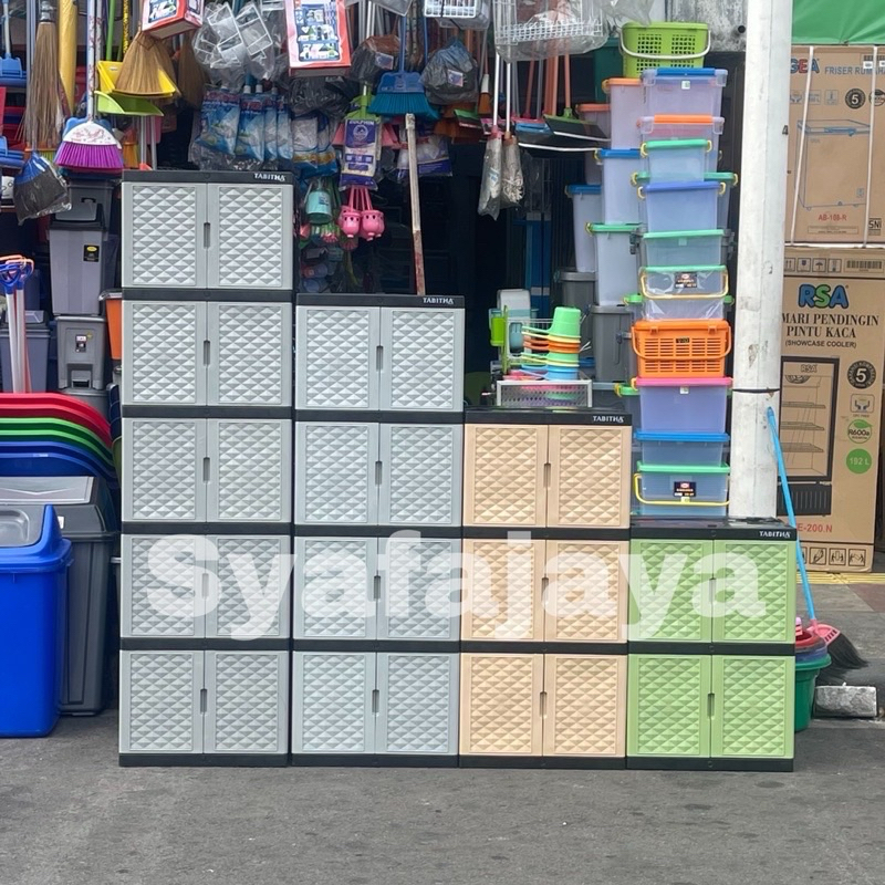 Jual TABITHA - LEMARI PAKAIAN MINI PLASTIK SUSUN 2 3 4 5 | Shopee Indonesia