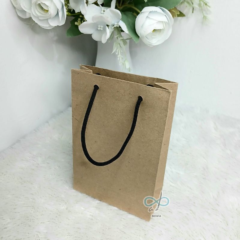 Jual Paper Bag Coklat Polos Mini | Paper Bag Kertas Kraft Aesthetic by ...