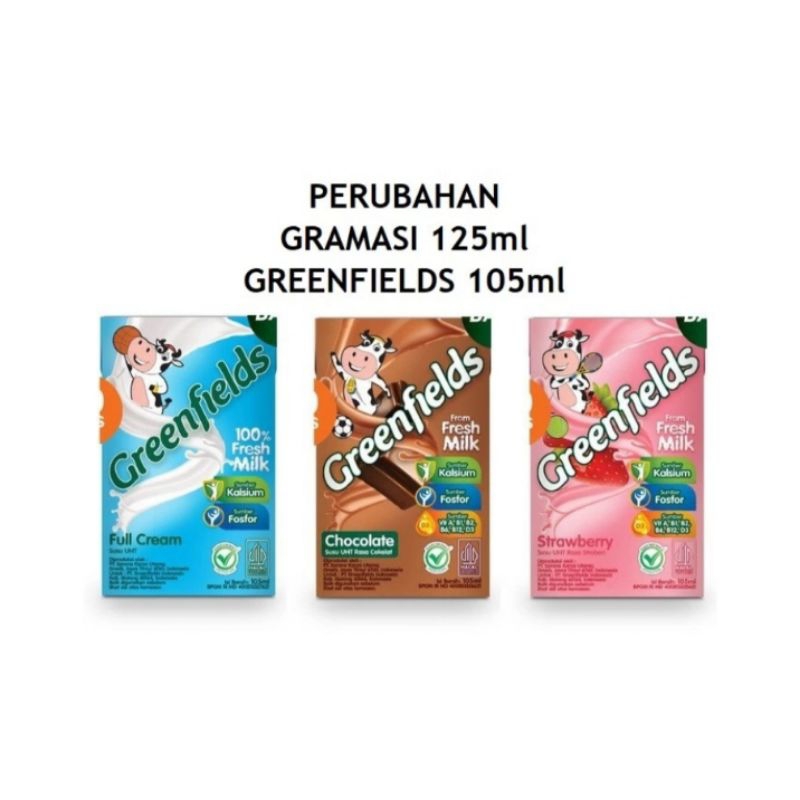 Jual Greenfields susu uht 105 ml 1 dus isi 40 pcs | Shopee Indonesia