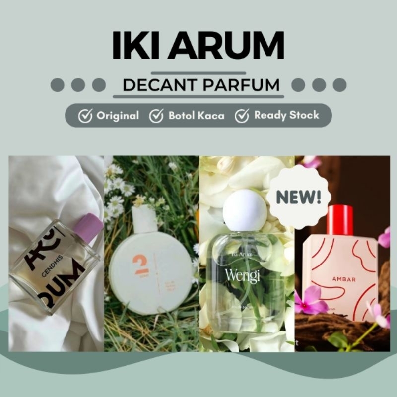 Jual Decant Parfum Iki Arum - Sukma, Wengi, Kusuma | Shopee Indonesia