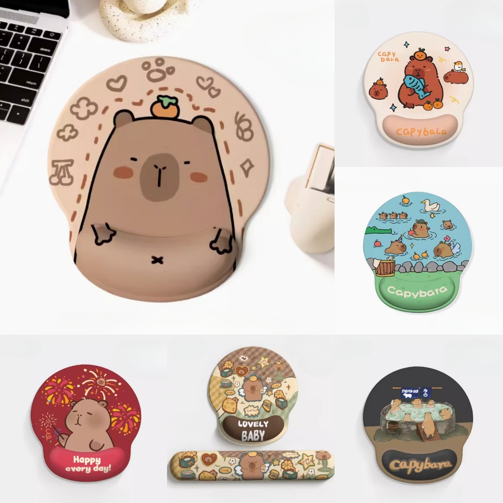 Jual Super Cute Squishy Capybara Premium Mousepad Alas Tatakan Laptop ...