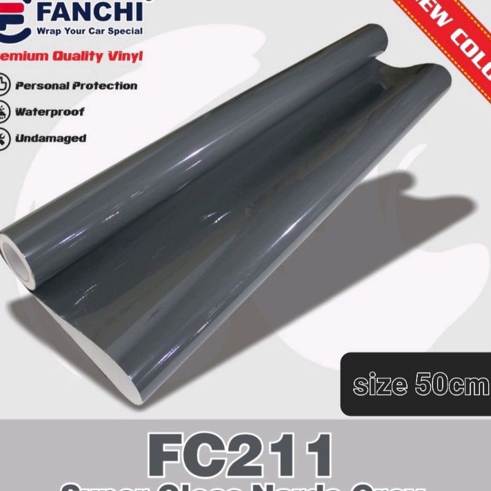 Jual LARISSS ABIEZZZ Sticker Fanchi FC211 Super Gloss Glossy Nardo Grey ...