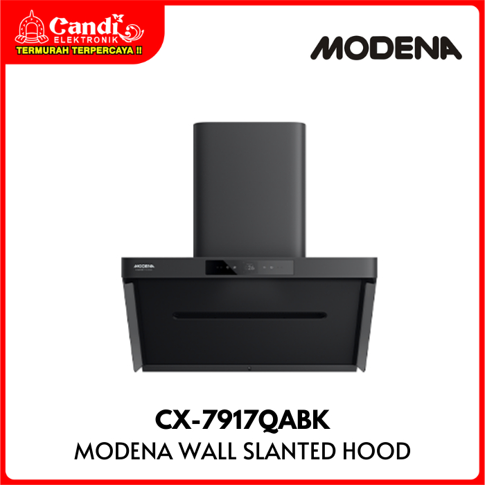 Jual MODENA Wall Slanted Cooker Hood Penghisap Asap Dapur CX-7917QABK ...