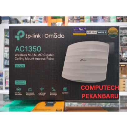 Jual TPLINK EAP223 AC1350 Wireless MU-MIMO Gigabit Ceiling Access Point ...