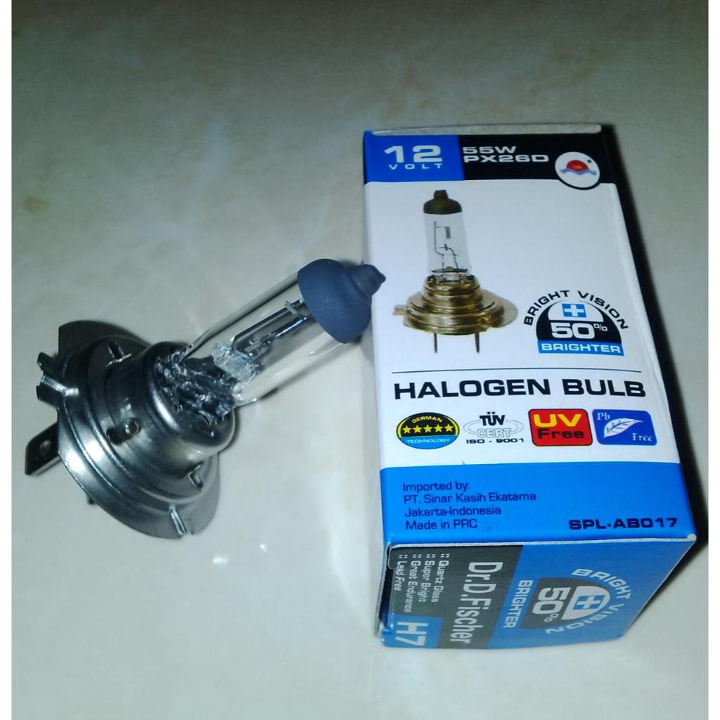 Jual Lampu HALOGEN MOBIL WULING CONFERO S H7 12V 60/55W AB017 DR D FISCHER | Shopee Indonesia