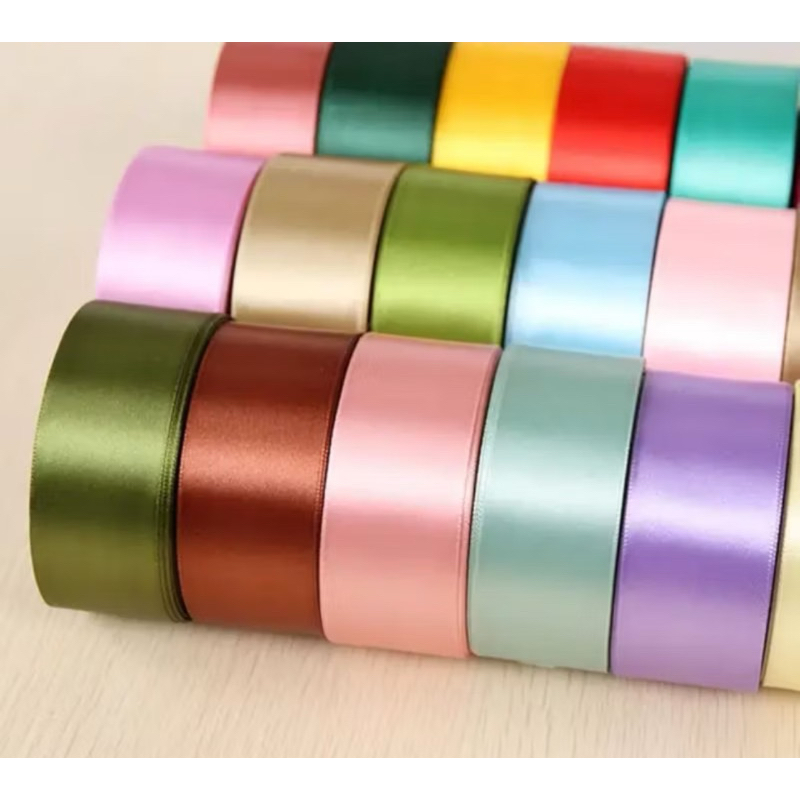 Jual Pita satin 4cm per roll - Pita - pita bucket | Shopee Indonesia