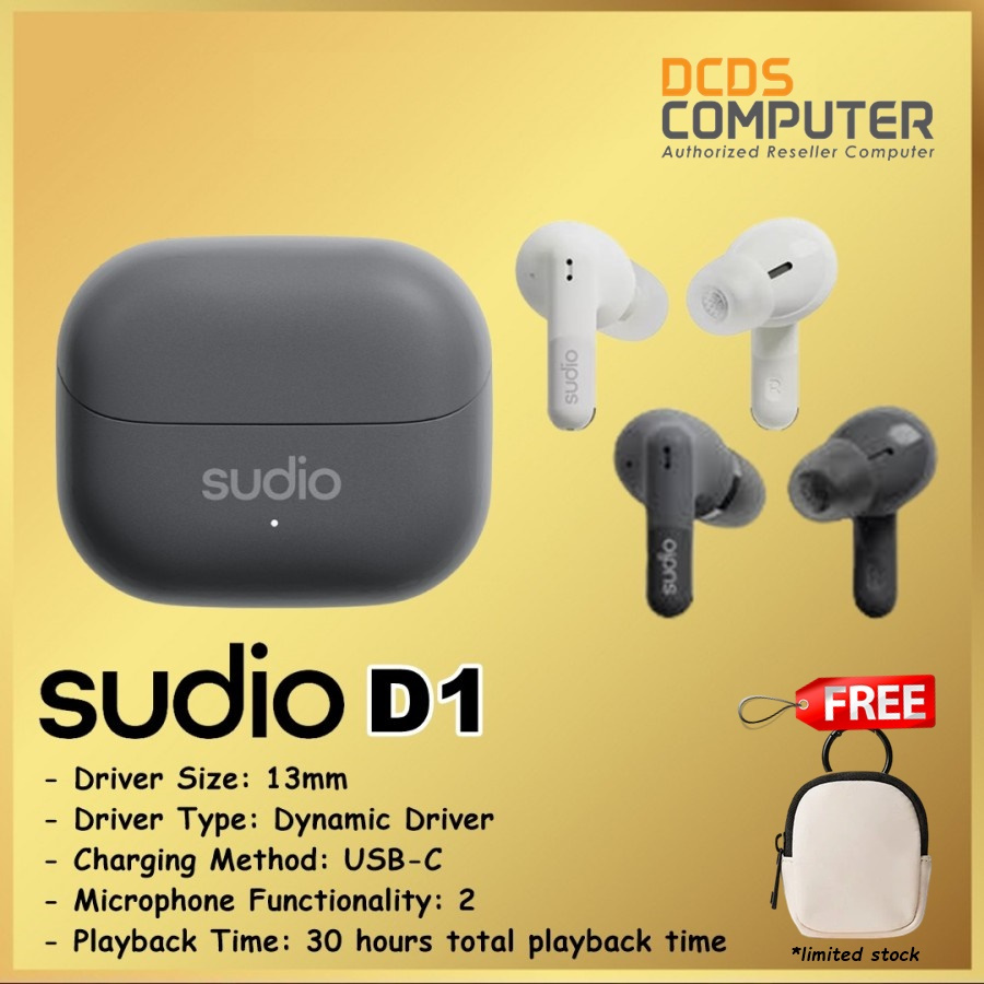 Jual Sudio D1 D 1 True Wireless TWS The Daily In Ear Earbuds DOne D One ...