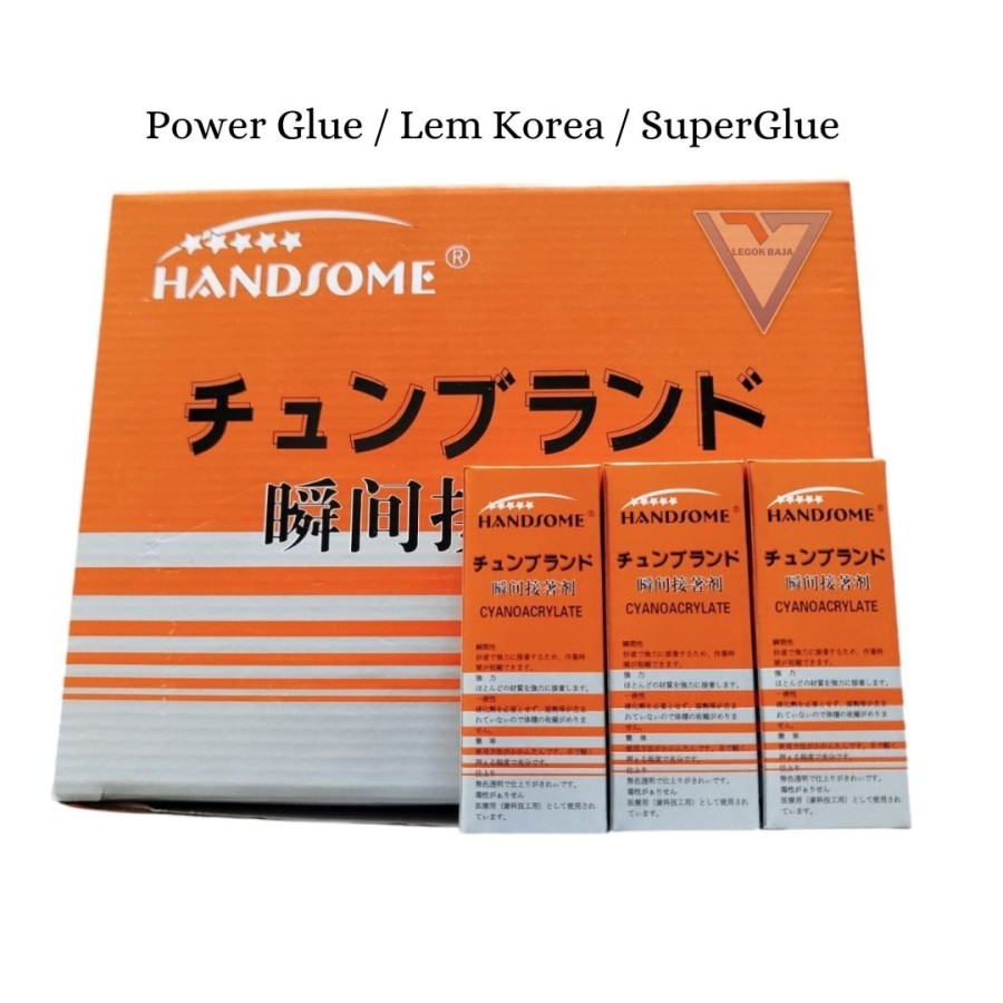 Jual Lem Korea / Power glue / Lem gila / Lem besi Multifungsi Handsome ...