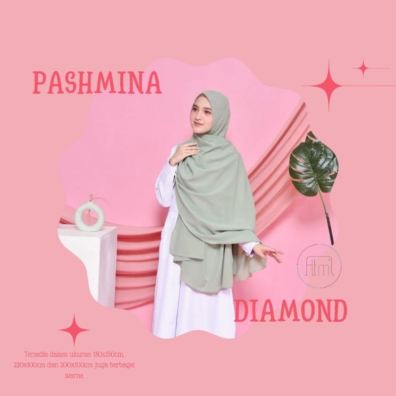 Jual Madawarma Pashmina diamond syari | Shopee Indonesia