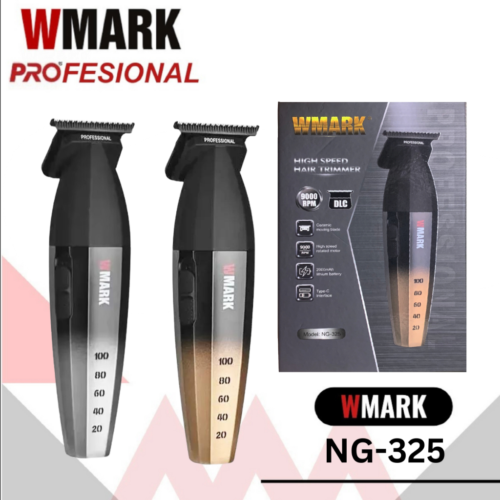Jual WMARK PROFESIONAL NG-325 HAIR TRIMMER WMARK 325 9000 RPM ORIGINAL ...