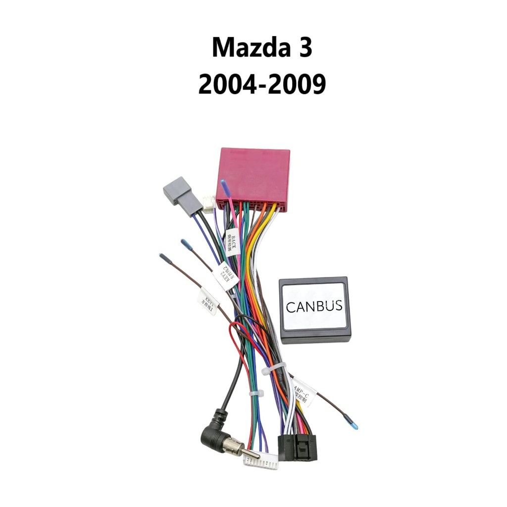 Jual kabel soket PNP head unit android plus canbus Mazda 3 axela 2004 - 2009 A-5.2 | Shopee ...