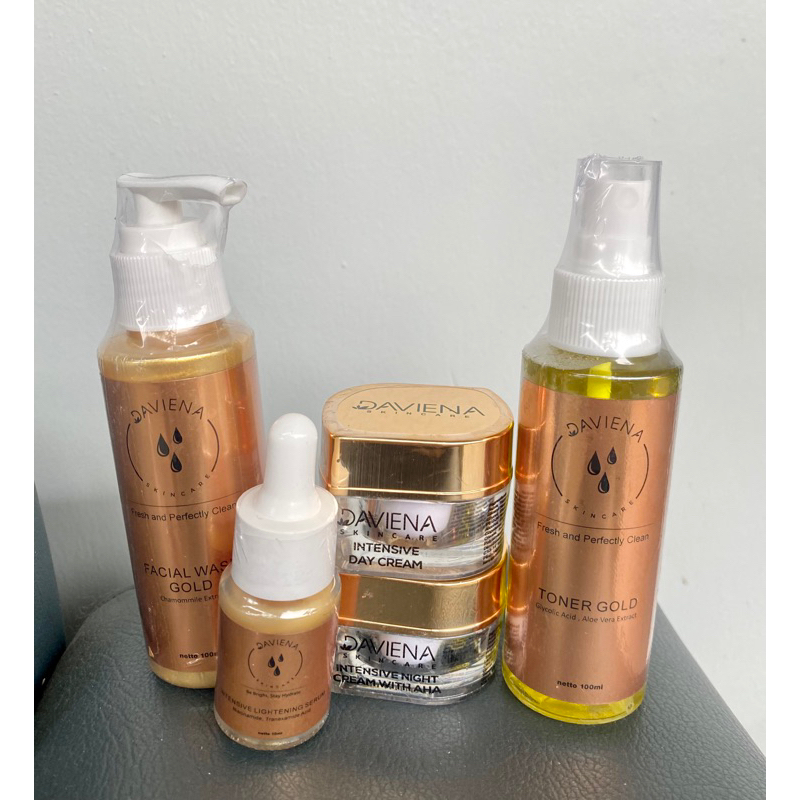 Jual DAVIENA ACNE SERIES/GOLD N BRIGHTENING SERIES/MOISTURIZER ...