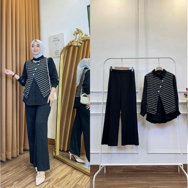 Jual GEA SET / SETELAN MUSLIM / SET KOREAN / KOREAN STYLE / SET BAJU ...