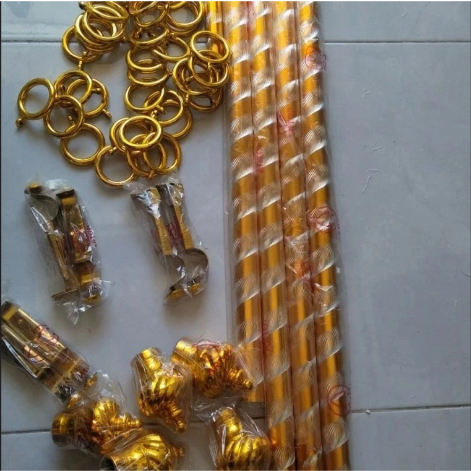 Jual Bracket Kaki Penyangga Rel Tiang Batang Besi Gorden Bulat Pipa ...