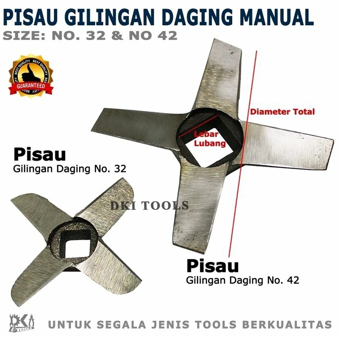 Jual Spare Part Pisau Gilingan Daging Manual Meat Mincer Grinder No 32 ...