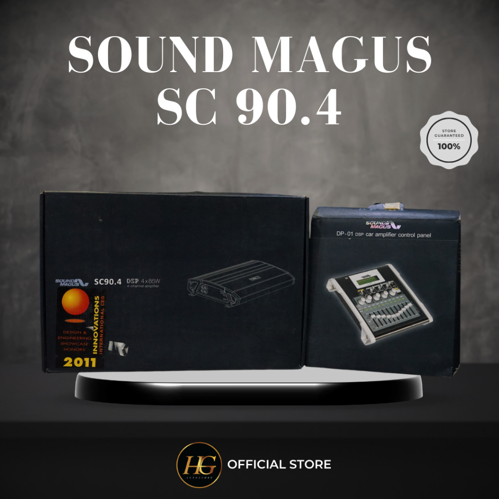 Jual Power Amplifier 4 Channel Sound Magus SC 90.4 + Crossover (second ...