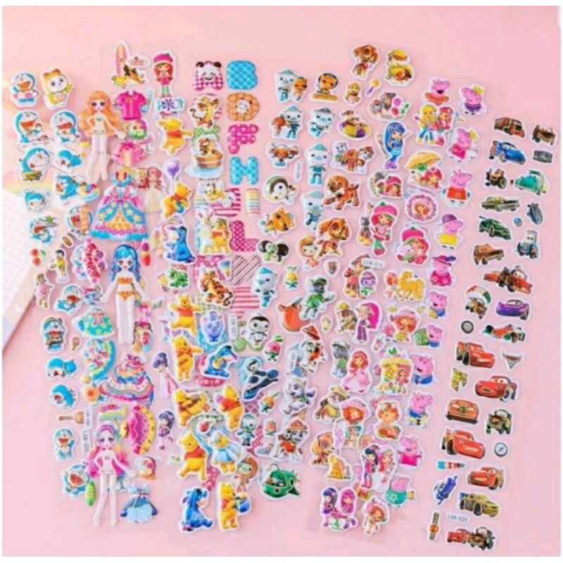 Jual Sticker 3D Karakter Timbul Ukuran Panjang | Shopee Indonesia