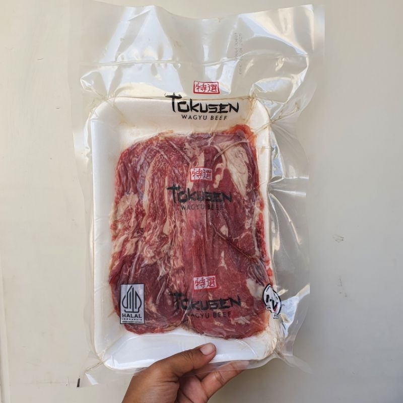 Jual Tokusen Wagyu Beef Slice 1mm/Beef Wagyu Daging Sapi Tipis Beku ...