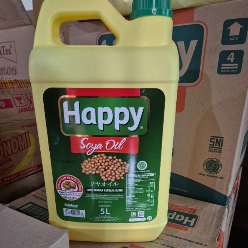 Jual Happy Soya Oil 5 L | Shopee Indonesia