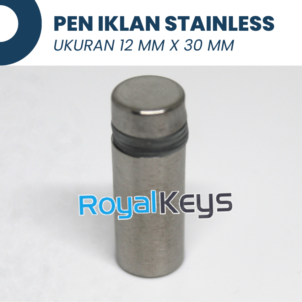 Jual Pen Iklan Baut Sekrup Kaca Akrilik 12x30 Sign Board Acrylic 12 x ...