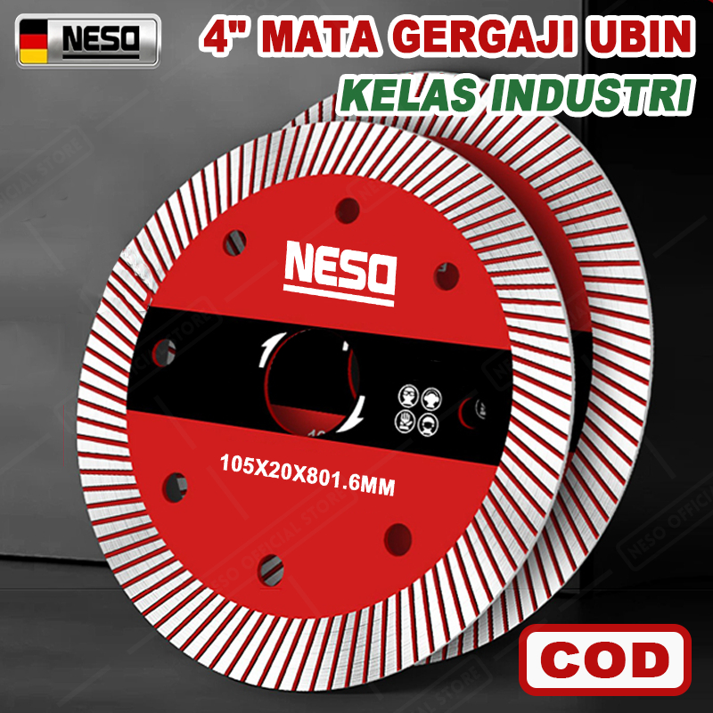 Jual NESO 4" Mata Potong Gergaji Marmer Pisau Kayu Granit Keramik ...