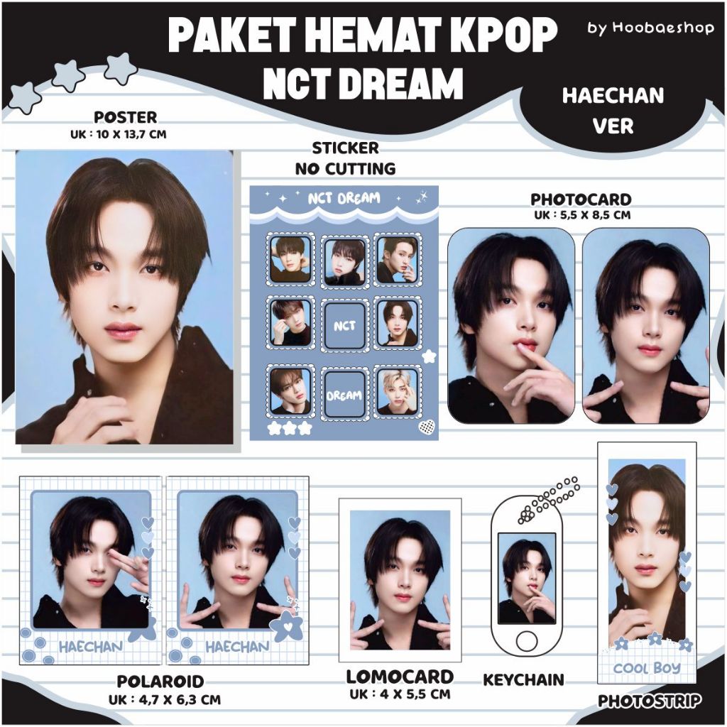 Jual (PACKING BOX) NEW ! PAKET HEMAT 8K NCT DREAM - SCAN - HAMPERS KPOP ...