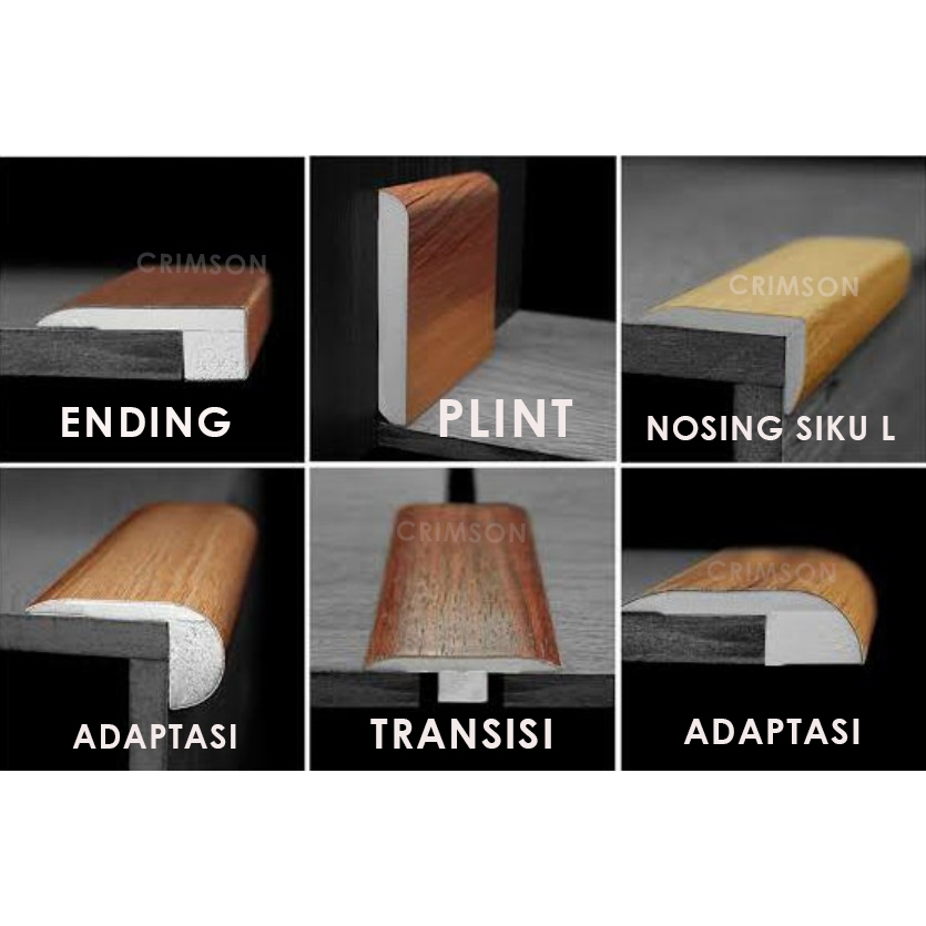 Jual AKSESORIS PVC Lis Adaptasi PVC / Lis Pintu / Edging Vinyl / List ...