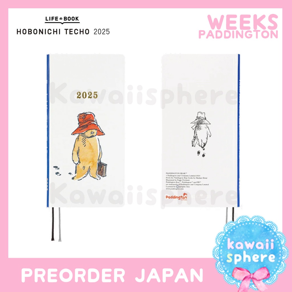 Jual Hobonichi Techo 2025 Weeks Paddington Bear | Please Look After ...
