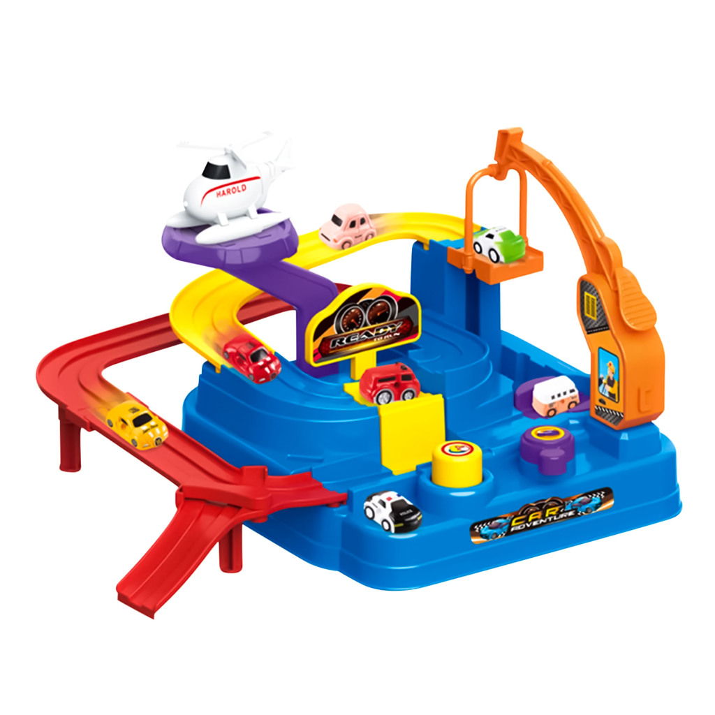 Jual Mainan Anak Track Mobil Truk Puzzle Engineering Truck Adventure ...